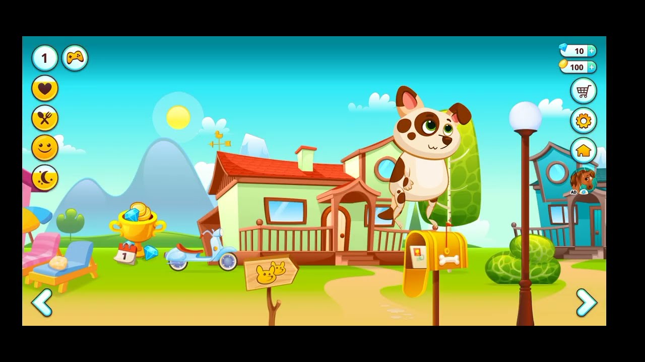 Duddu my virtual pet game play | Gunnu baby video | Game for kids - YouTube