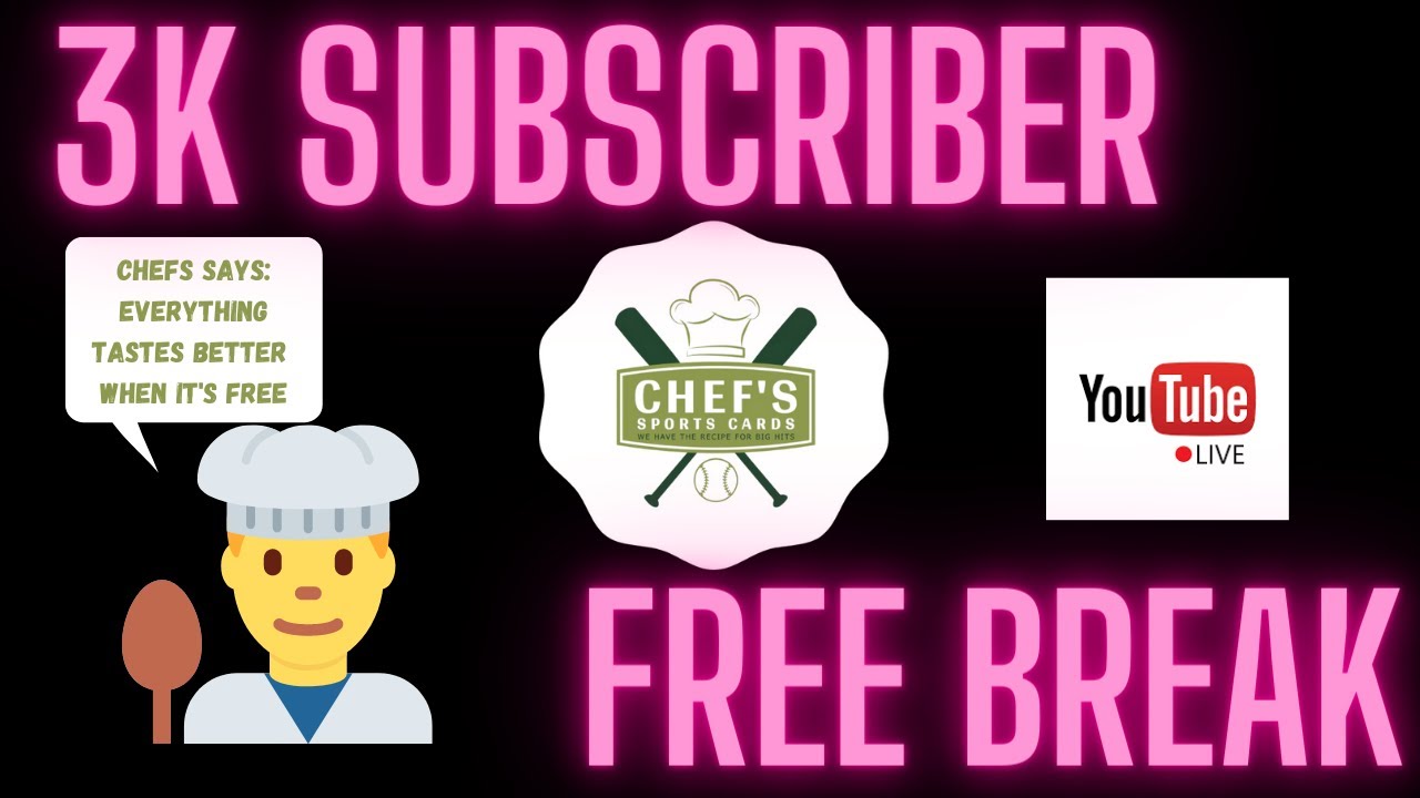3K YouTube SUBSCRIBER FREE BREAK - LIVE 10/14/2022 - YouTube