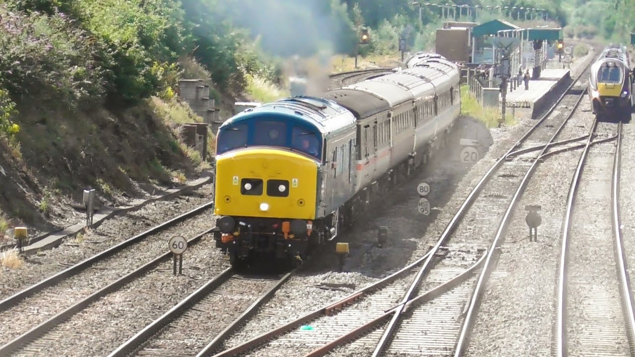 Class 45 'The Diamond Jubilee Express' Chesterfield 27.07.24 - YouTube