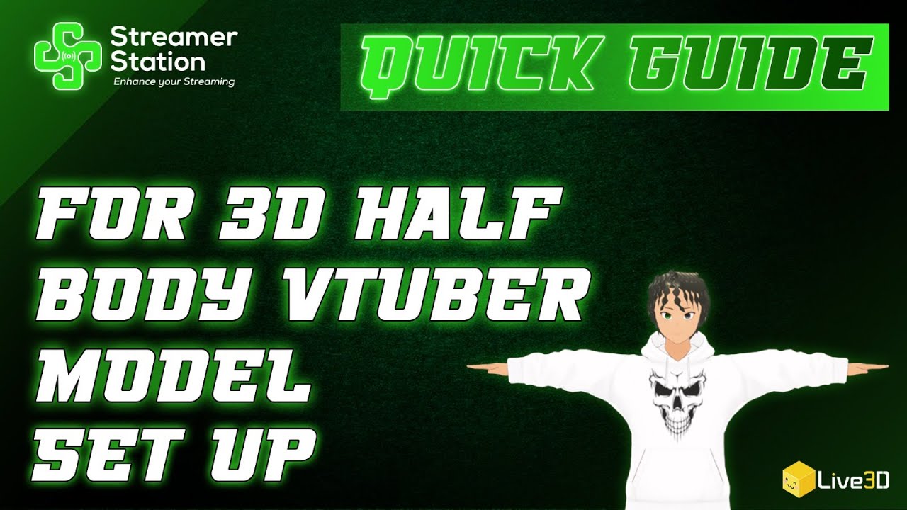 How to Add 3D Half-Body Model on Twitch with VTuber Maker: |STEP BY ...