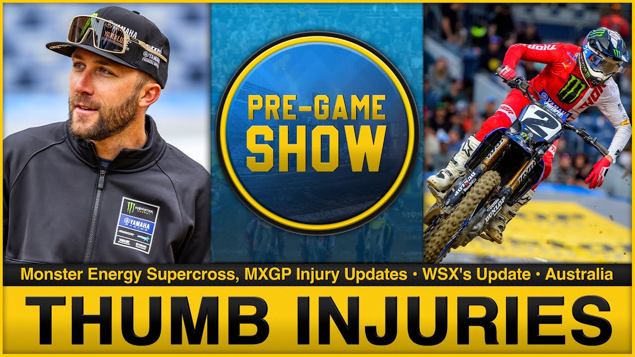 Eli Tomac, Cooper Webb Thumb Injuries • WSX Charge on • More - YouTube