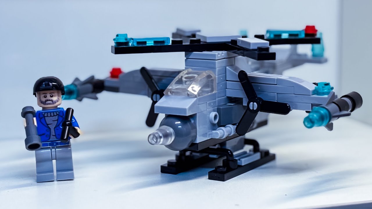 Lego fighter plane assembly set 137 details - YouTube