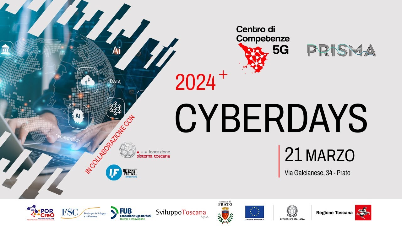 Cyberdays 2024 - 21 Marzo - Sala Convegni - YouTube