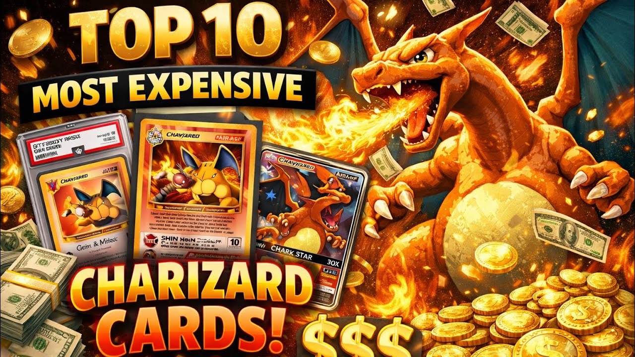 Most EXPENSIVE CHARIZARD Cards! - YouTube