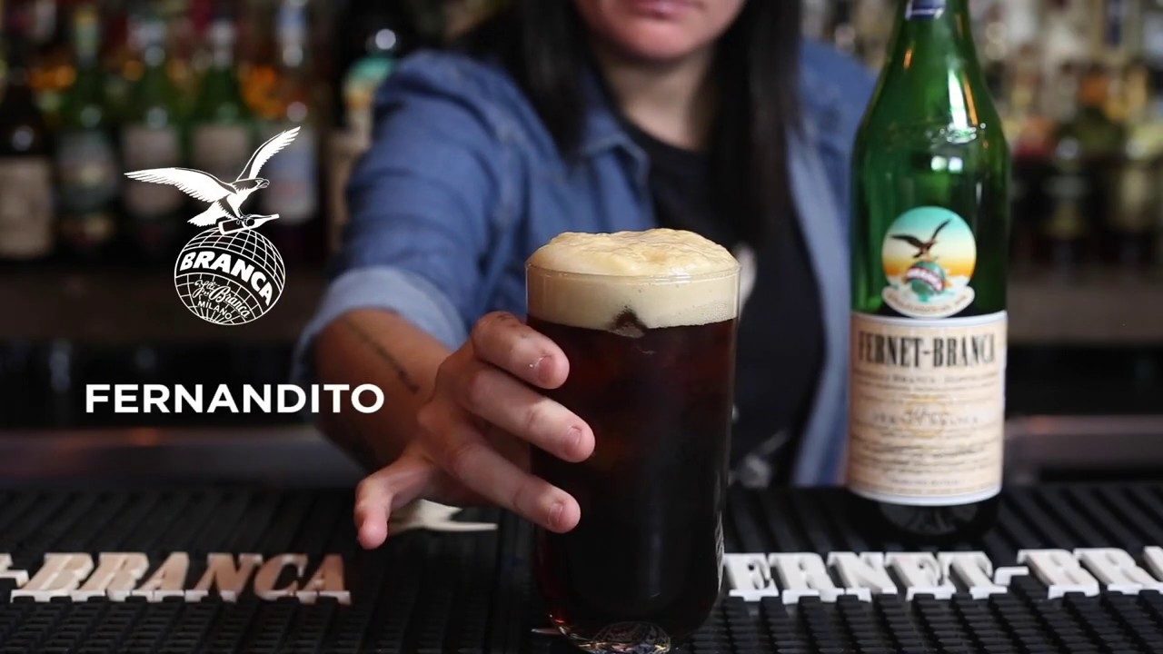 Fernandito, preparado por Claudia Cabrera, Embajadora de Fernet Branca ...