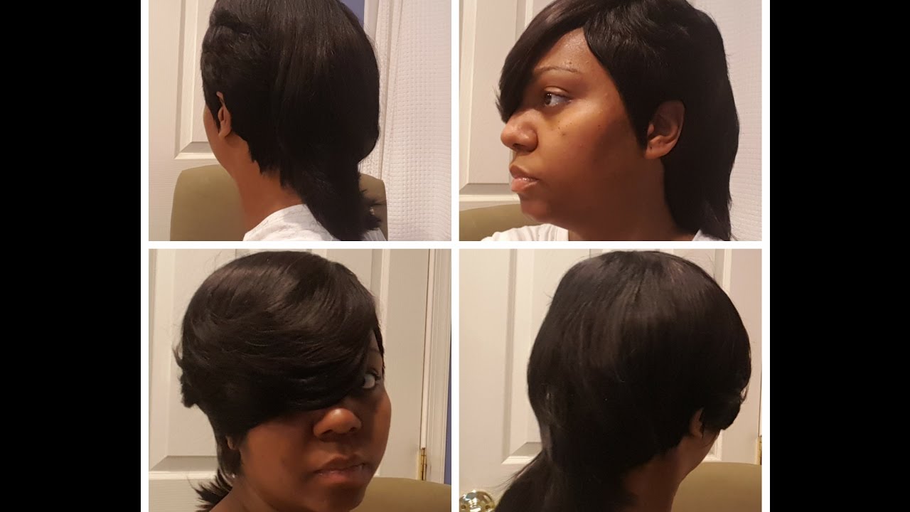 How to | FRINGE MOHAWK QUICK WEAVE Part 1 - YouTube