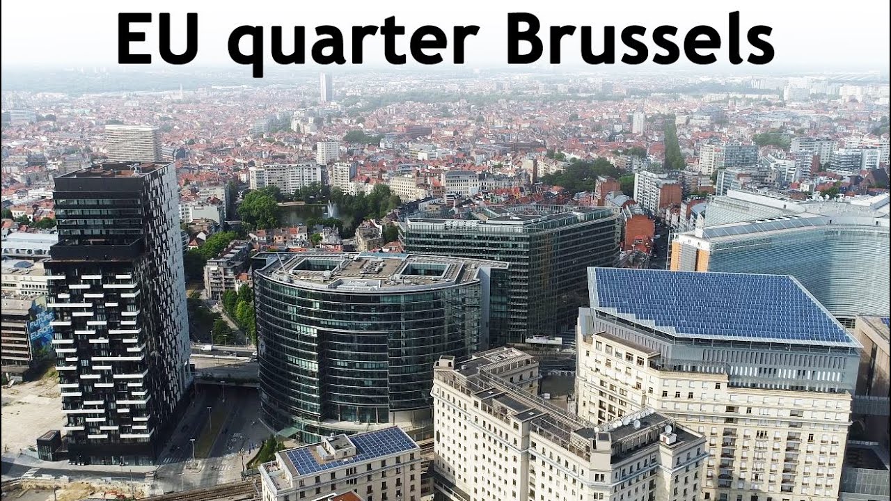 Brussels | European quarter | Drone | 4K - YouTube