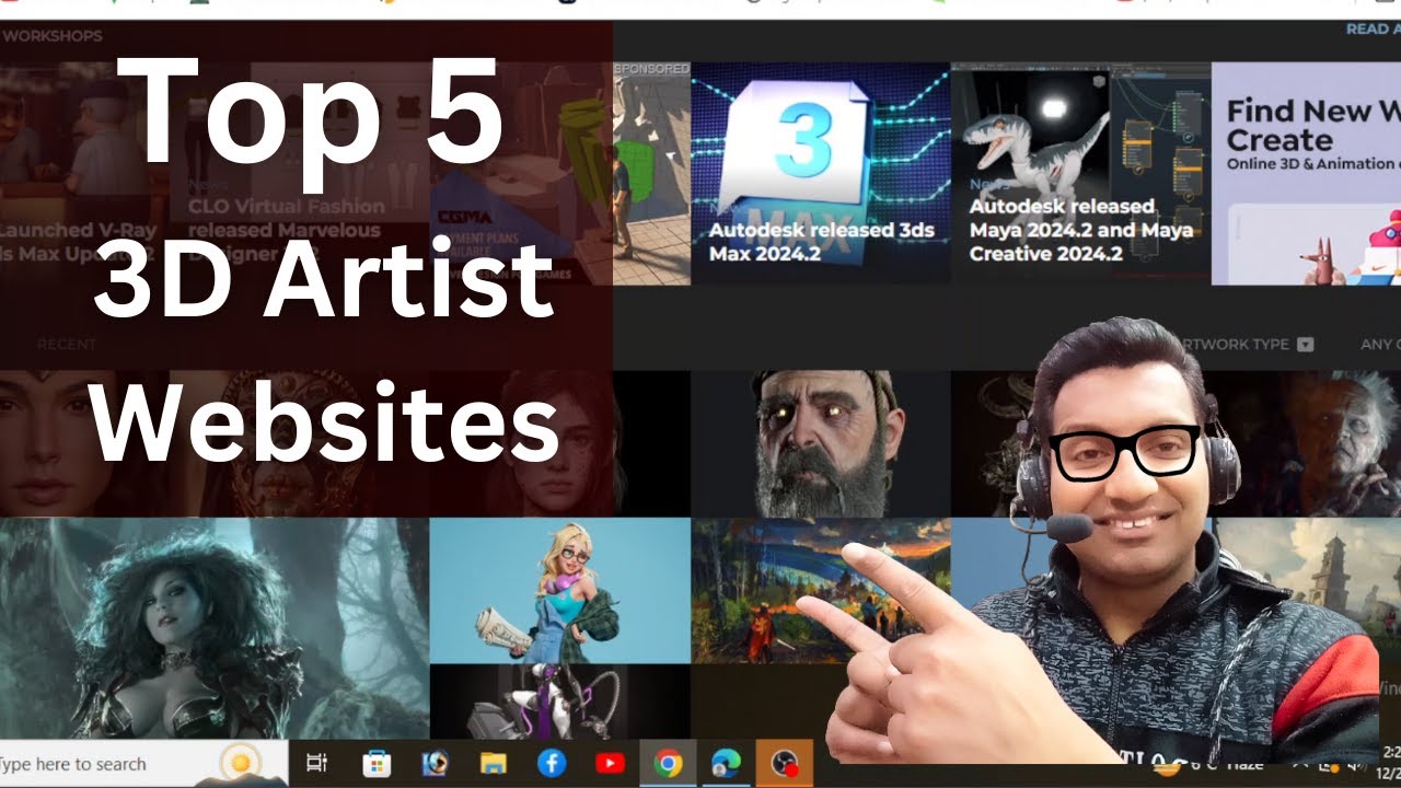Top 5 Website for Archviz and 3D Artist - YouTube