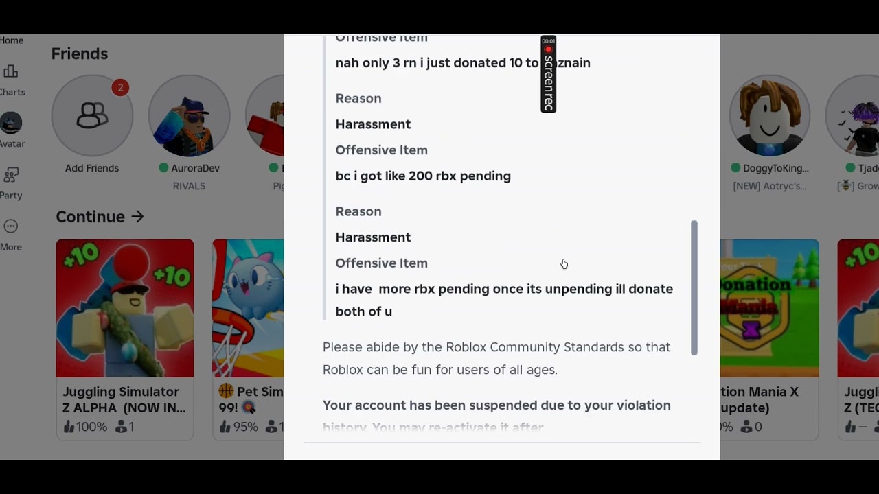 THIS ROBLOX BAN IS SERIOUSLY SO DUM PROBABLY DUMMEST BAN EVER - YouTube
