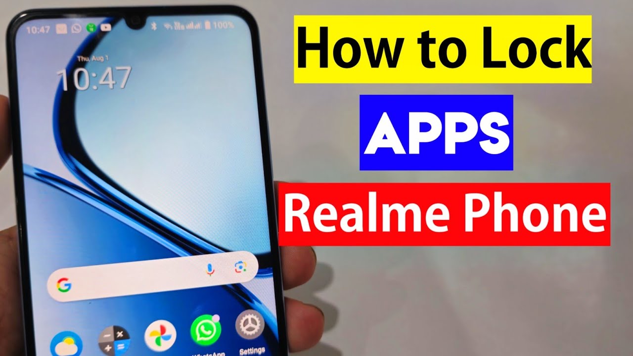 How to lock apps on Realme mobile phones | realme app lock guide 🔐 ...