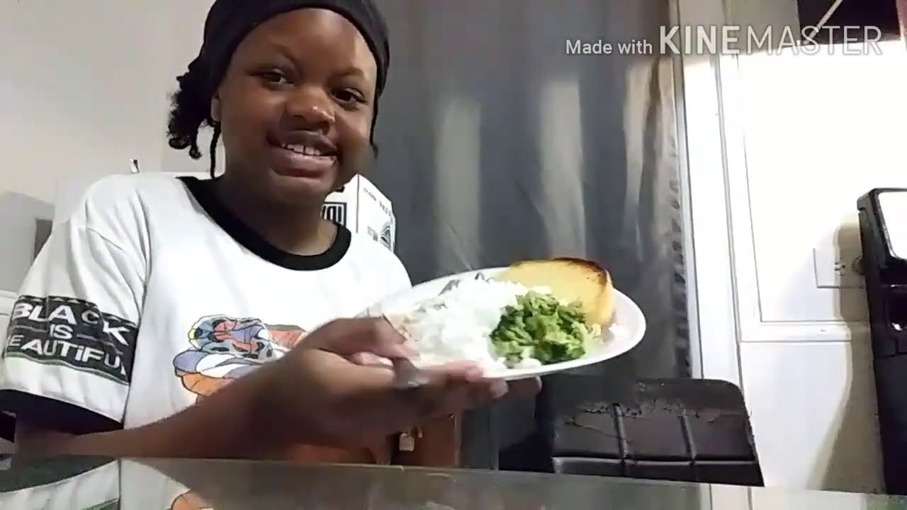 Cooking with kay|making lemon zest salmon|ep 2. Ft my brother.....again ...