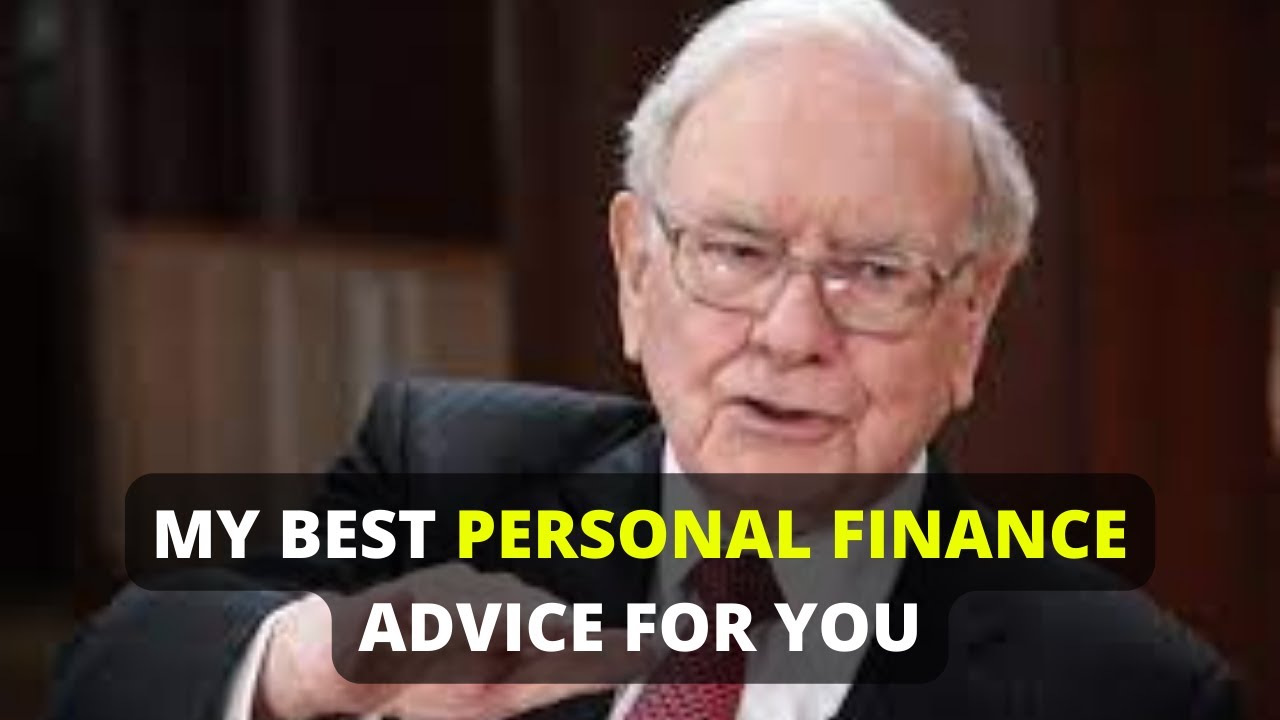 Warren buffett gives Best Personal Finance Advice For You - YouTube