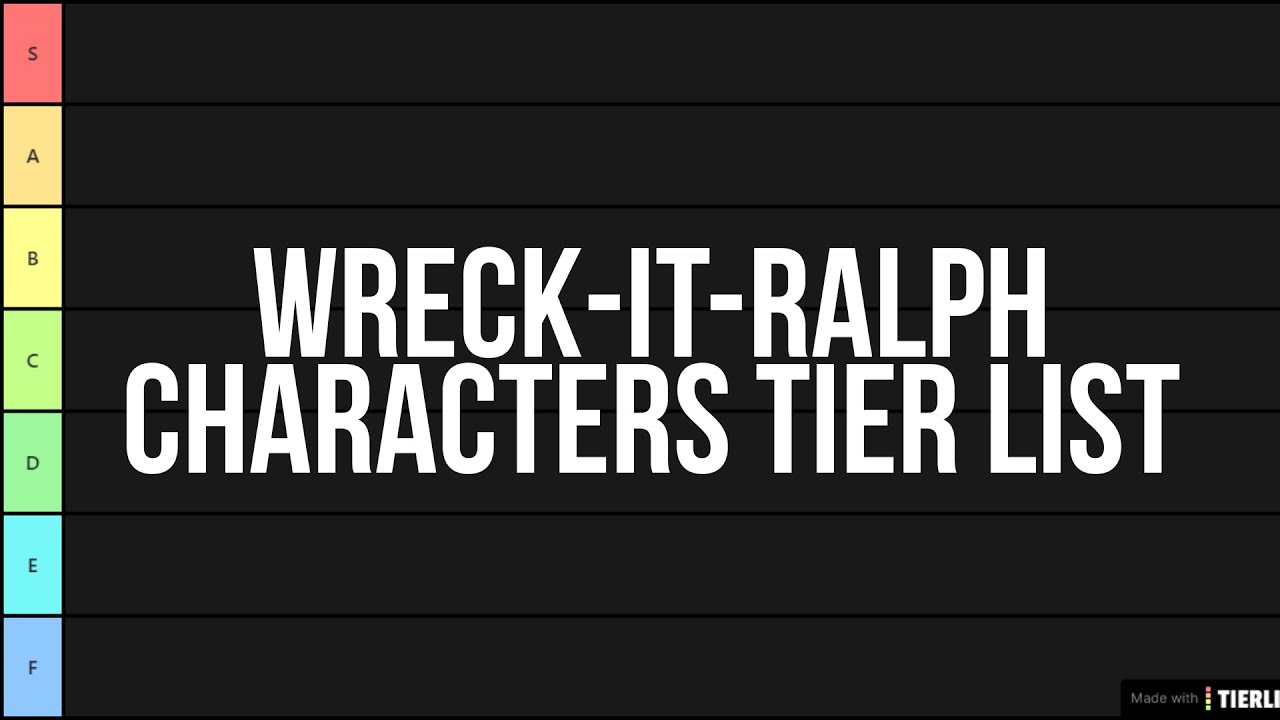 Wreck-It-Ralph Characters Tier List - YouTube