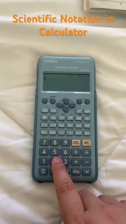 Using Scientific calculator to move decimal places (scientific ...
