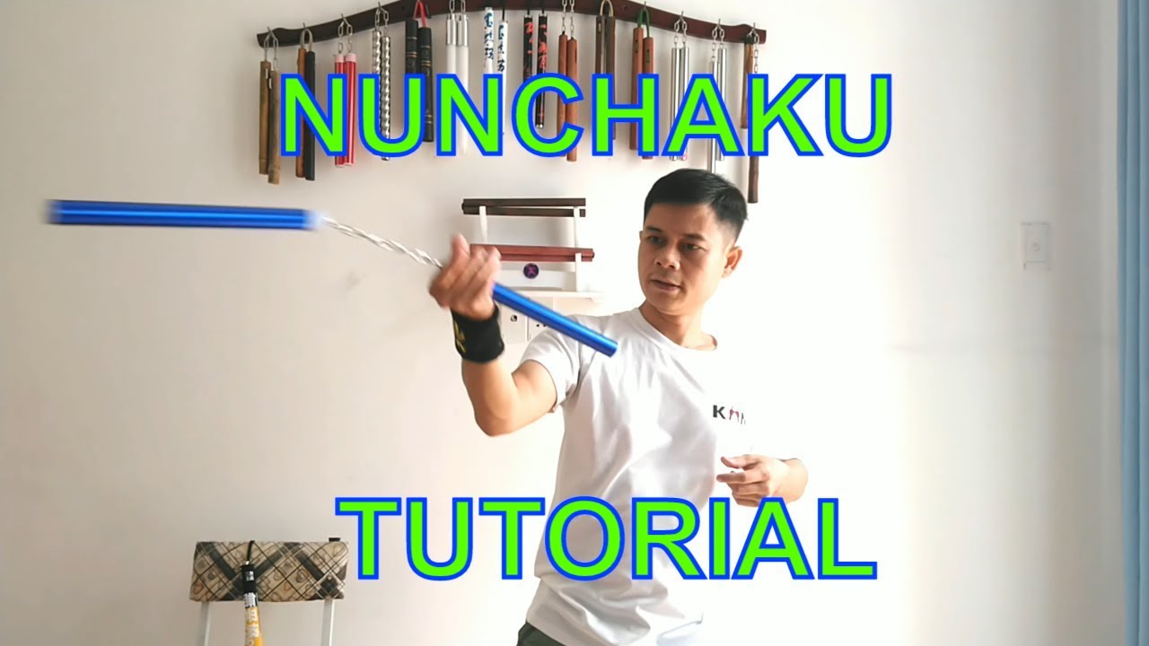🚁 2 [Nunchaku TUTORIAL] Hướng dẫn kỹ thuật khóa côn xoay trực thăng. Helicopter tech. #Nunchaku ...