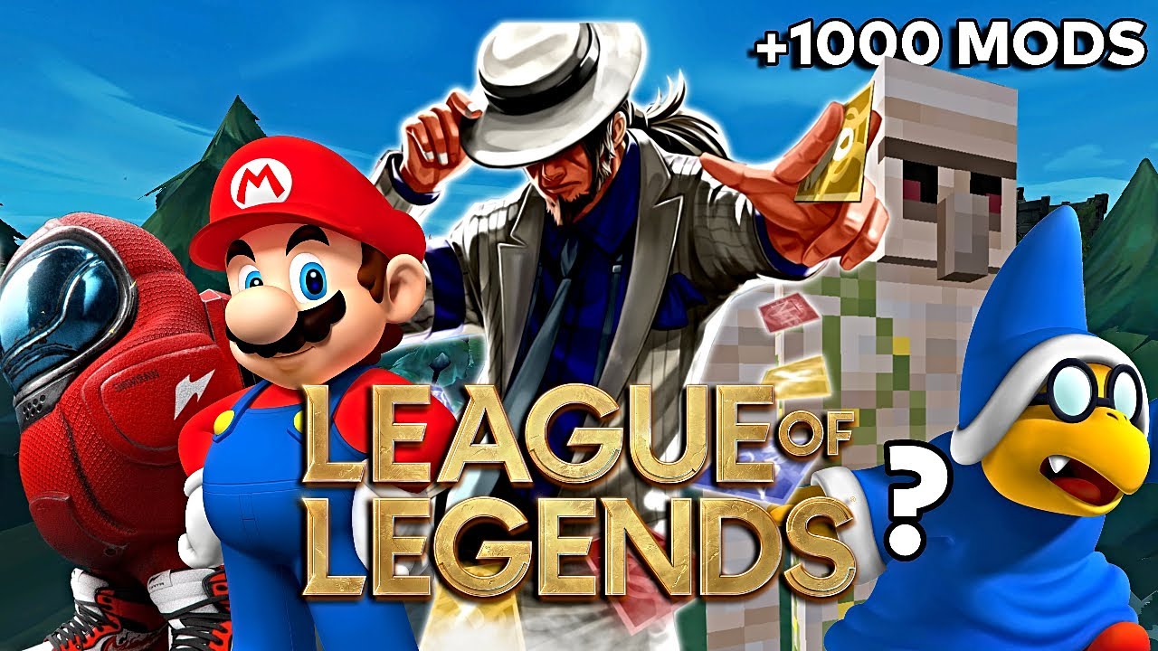 DESCARGUE +1000 MODS NUEVOS en LEAGUE OF LEGENDS... - YouTube