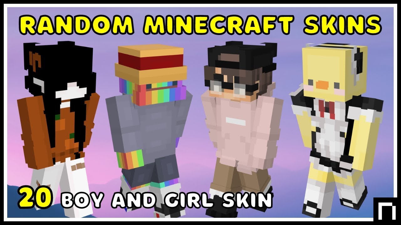 SKIN RANDOM MINECRAFT - RANDOM MINECRAFT SKINS (BOY AND GIRL SKIN) #5 ...