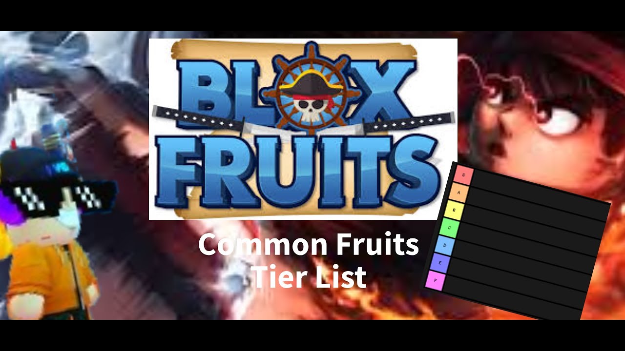 Blox Fruits Tier List - Common Fruits - YouTube
