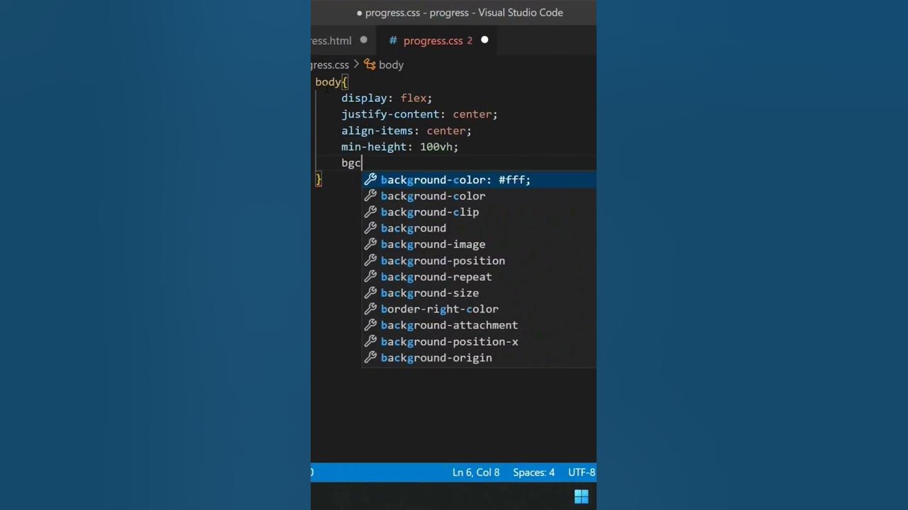 Progress Bar Animation Effect Project In Html Css How To Make Progress Bar Html Css Html Css