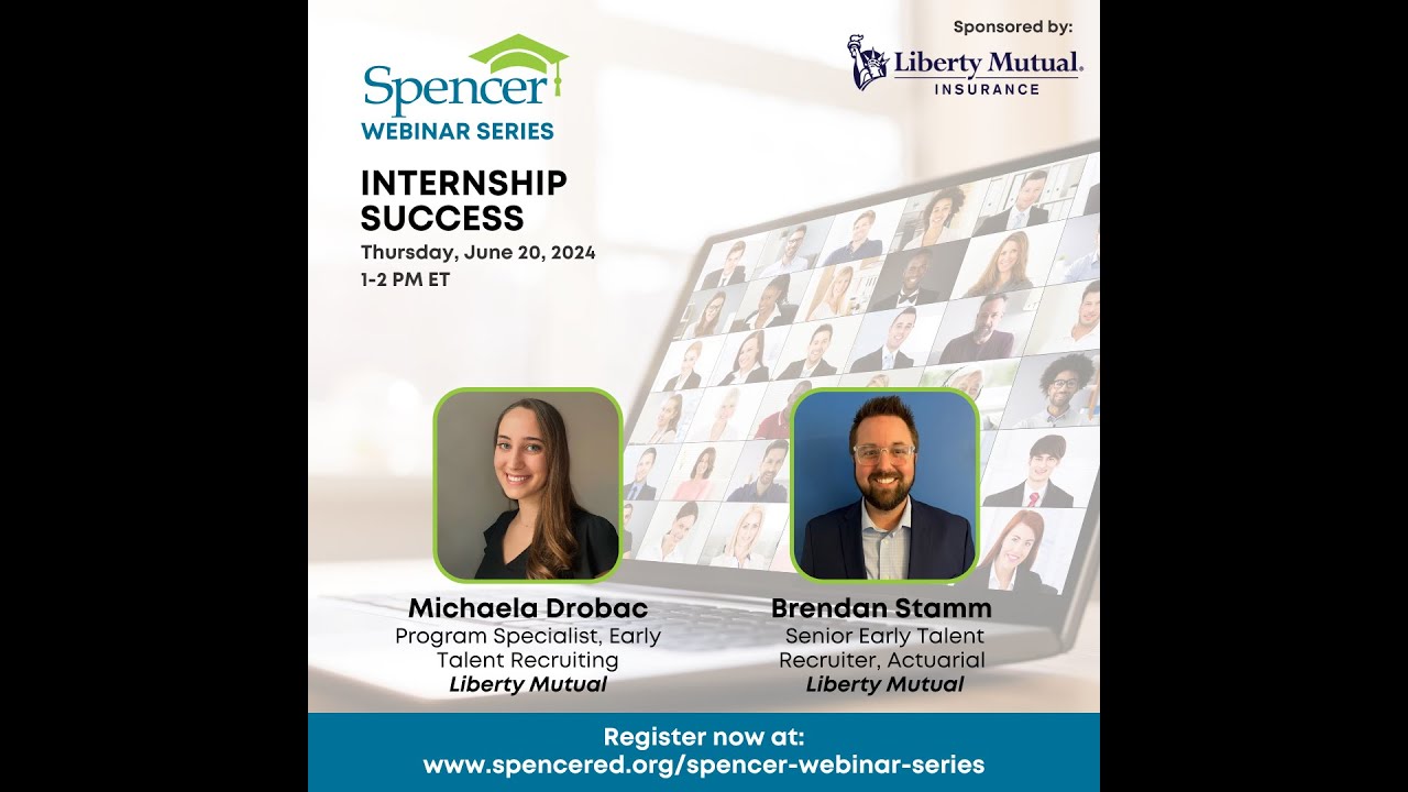 Spencer Webinar | Internship Success - YouTube