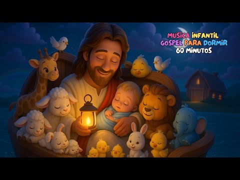 A Arca de Noé | 1 Hora de  Música Infantil Gospel para Dormir em Paz | Louvor de Paz com Jesus