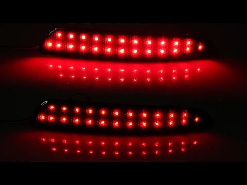 BMW X5 E70 (2007-2013) LED Rear Bumper Reflector Light - YouTube