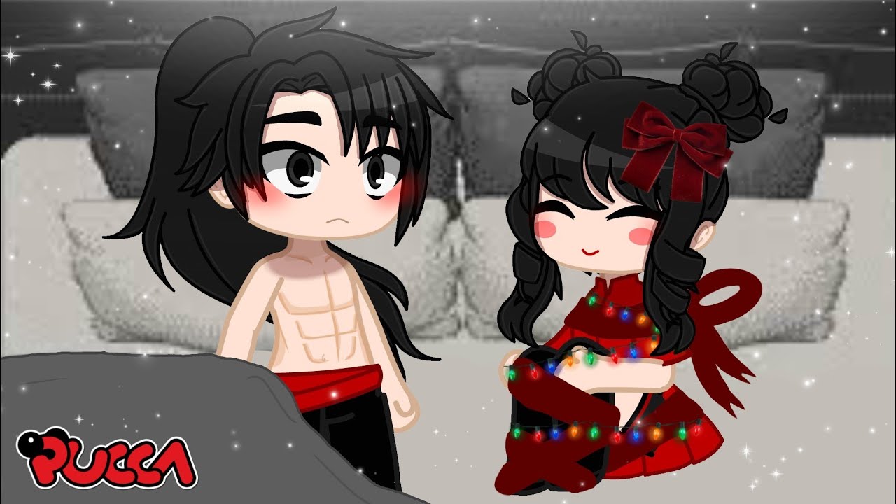 All I want for Christmas is you! ️🖤 Pucca x Garu || Garucca || Gacha ...