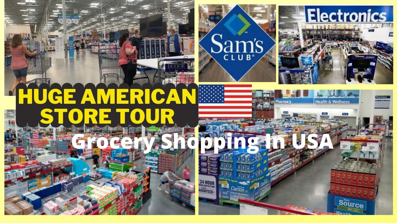 Grocery Shopping In USA - Huge American Store Tour - YouTube