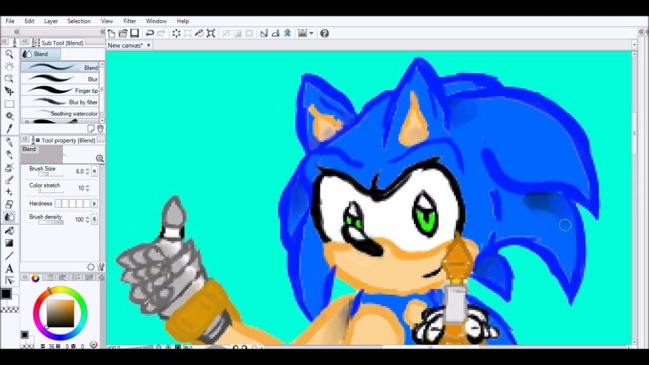 (150 SUBS) SPECIAL Speed Drawing- Sonic Theme (Thank You Everyone ...