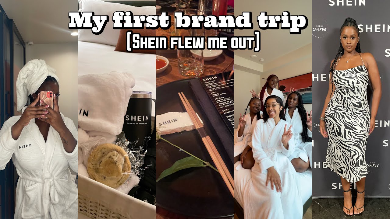 MY FIRST BRAND TRIP! | (SHEIN FLEW ME OUT FOR THE WEEKEND🙈) - YouTube