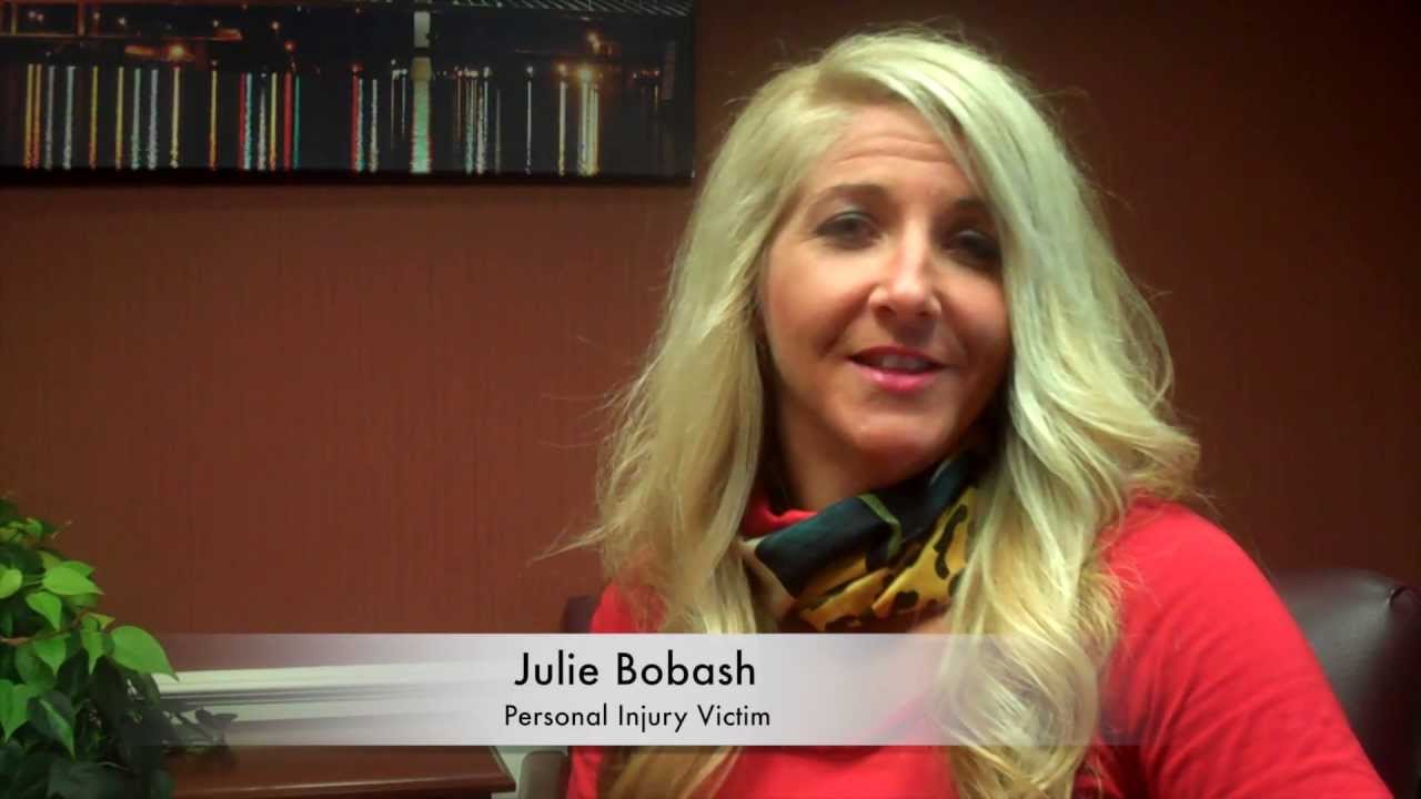 Julie Bobash - Personal Injury Testimonial - YouTube