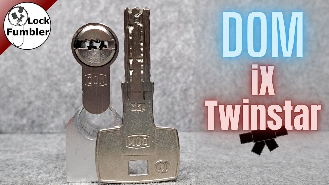 Difficult lock to pick, the DOM iX Twinstar picked and gutted [327] - YouTube