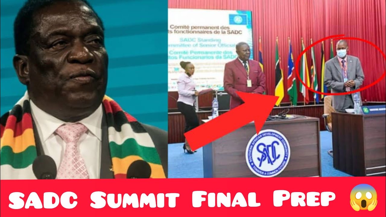 SADC Summit Finalization: Mnangagwa's Presentation 😳 - YouTube