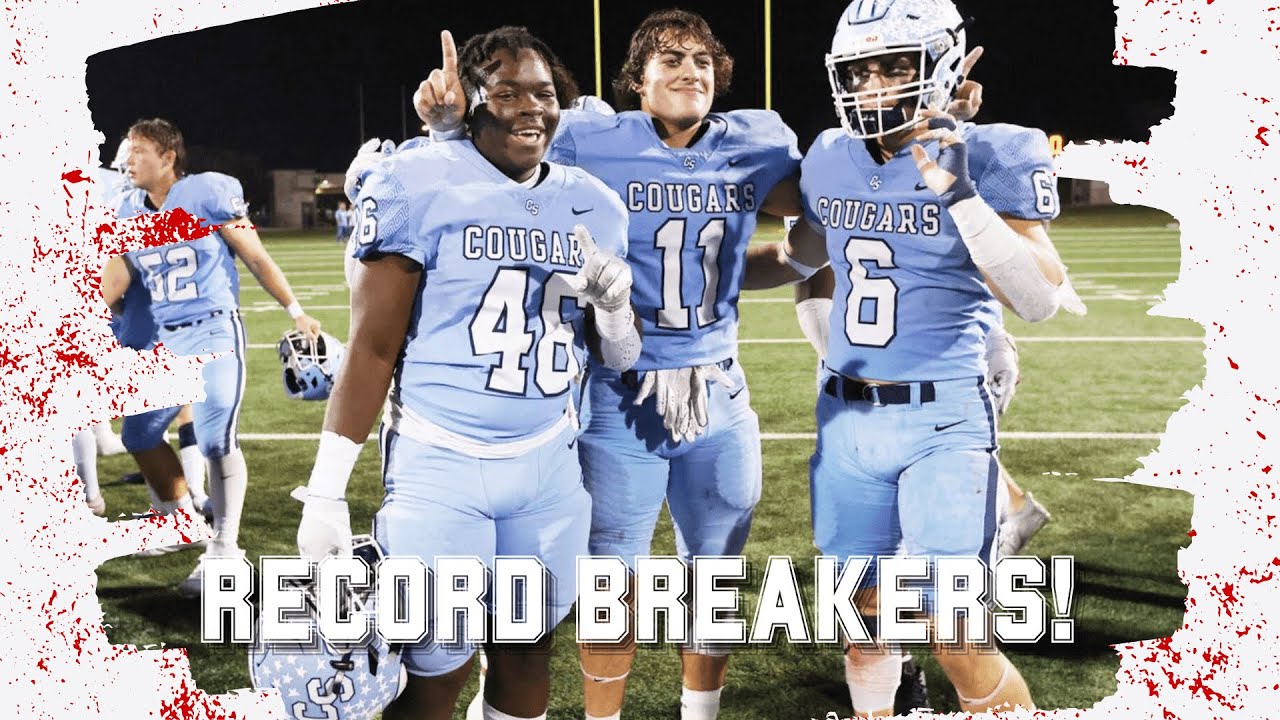 China Spring Football Breaks A TEXAS RECORD With 50 Points in Quarter ...