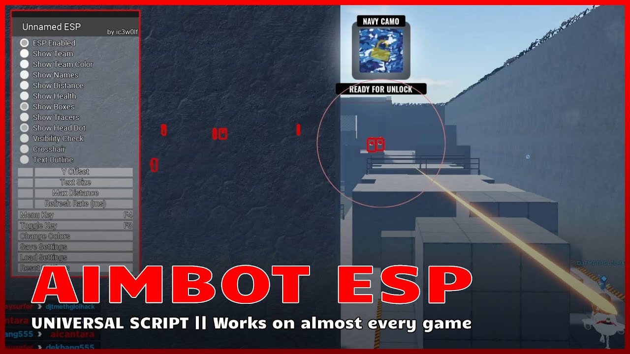 [NEW] AIMBOT ESP UNIVERSAL SCRIPT || Works on almost every game - YouTube