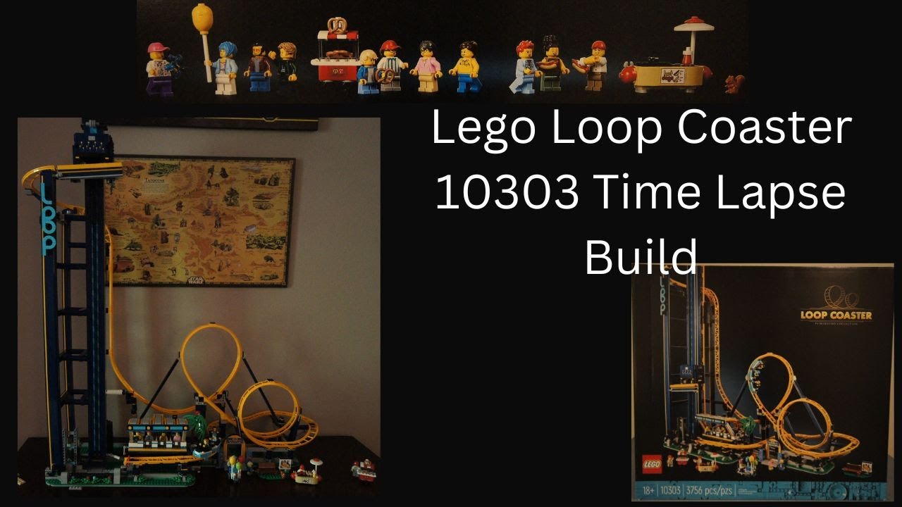 LEGO Loop Coaster 10303 Build Time Lapse - YouTube