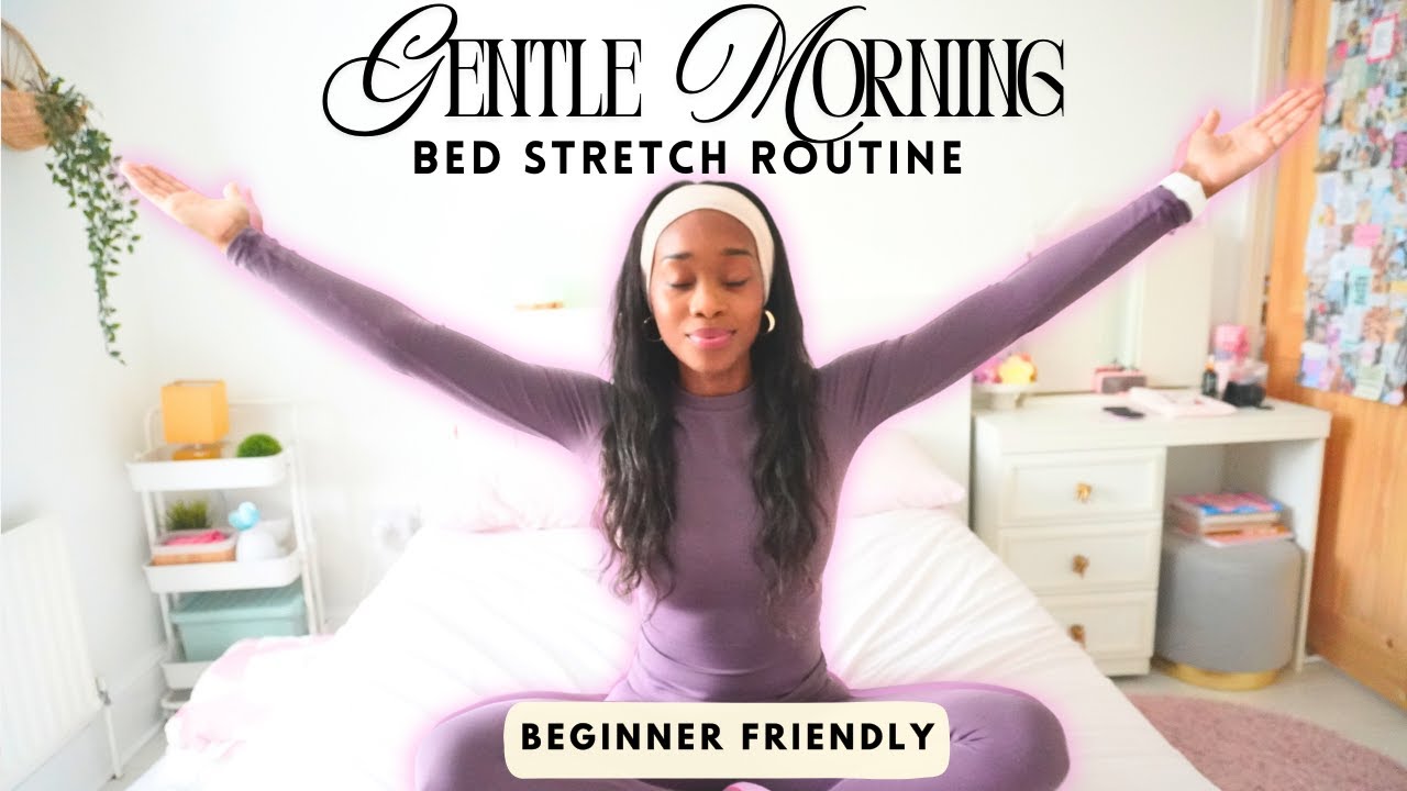 Gentle Morning Bed Stretches for Women | Spinal Twists, Pelvic Floor ...