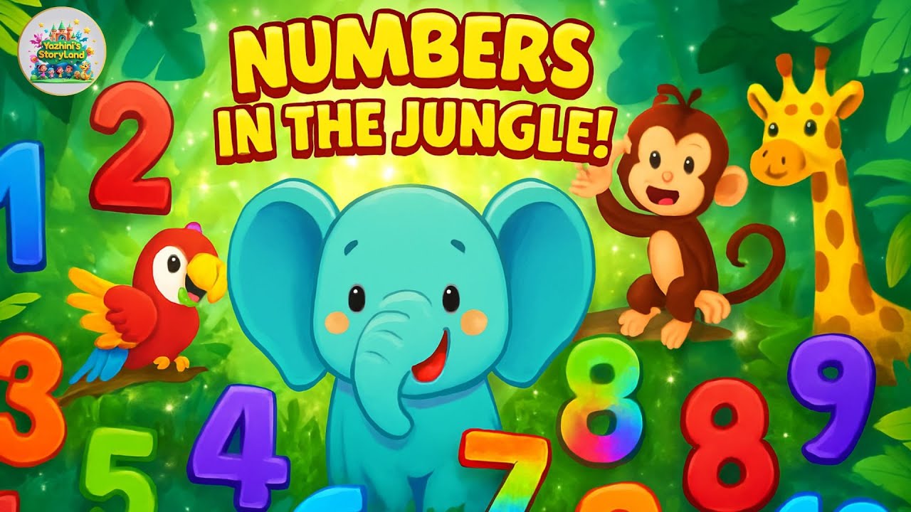 🌿🎶 Numbers in the Jungle | Animal Counting Song for Kids | Learn 1 to ...