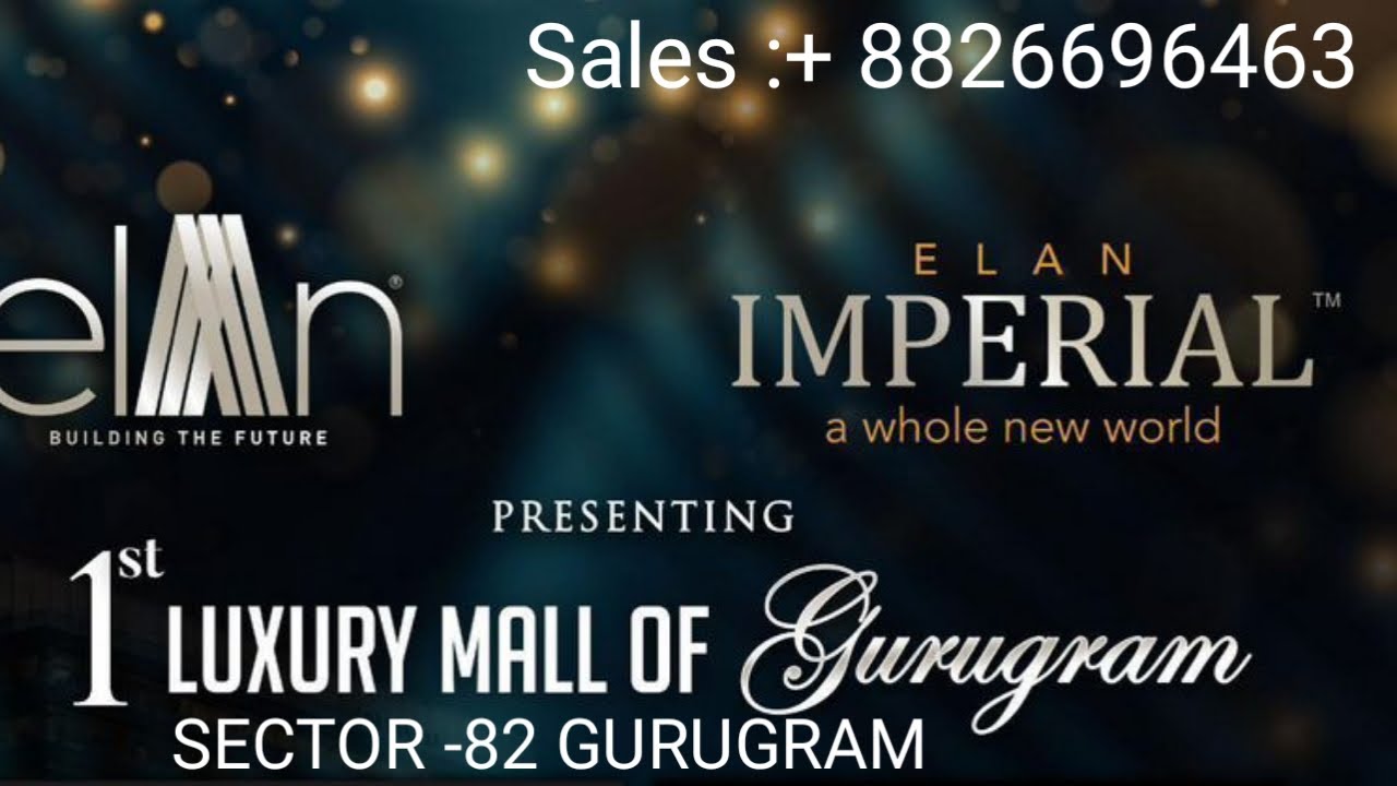 Elan Imperial" at Sector 82**The 1st Luxury Mall of Gurugram - YouTube