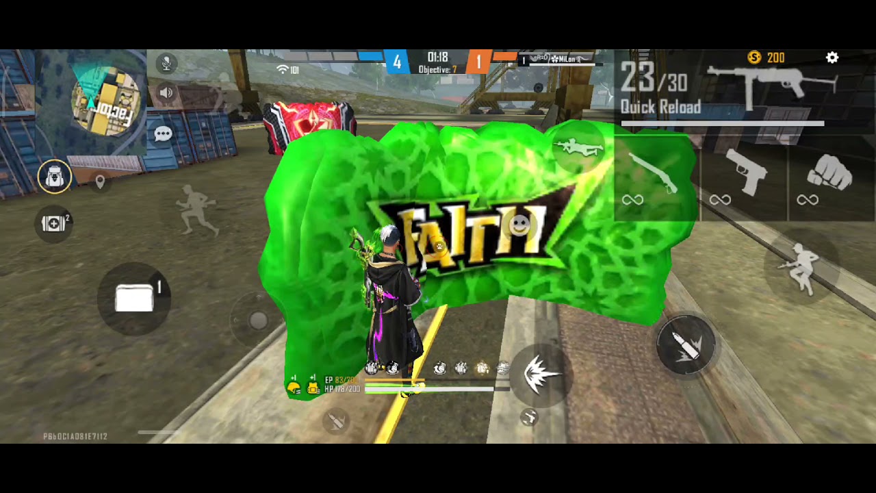 free fire game play 1VS1 RDX Sumon vs Milon Raj 🌎🌍🌍 - YouTube