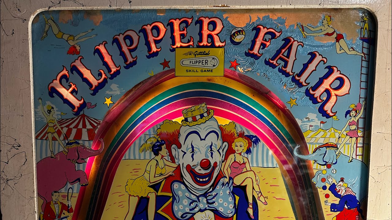 Gottlieb ‘Flipper Fair’ Pinball Machine in play - YouTube