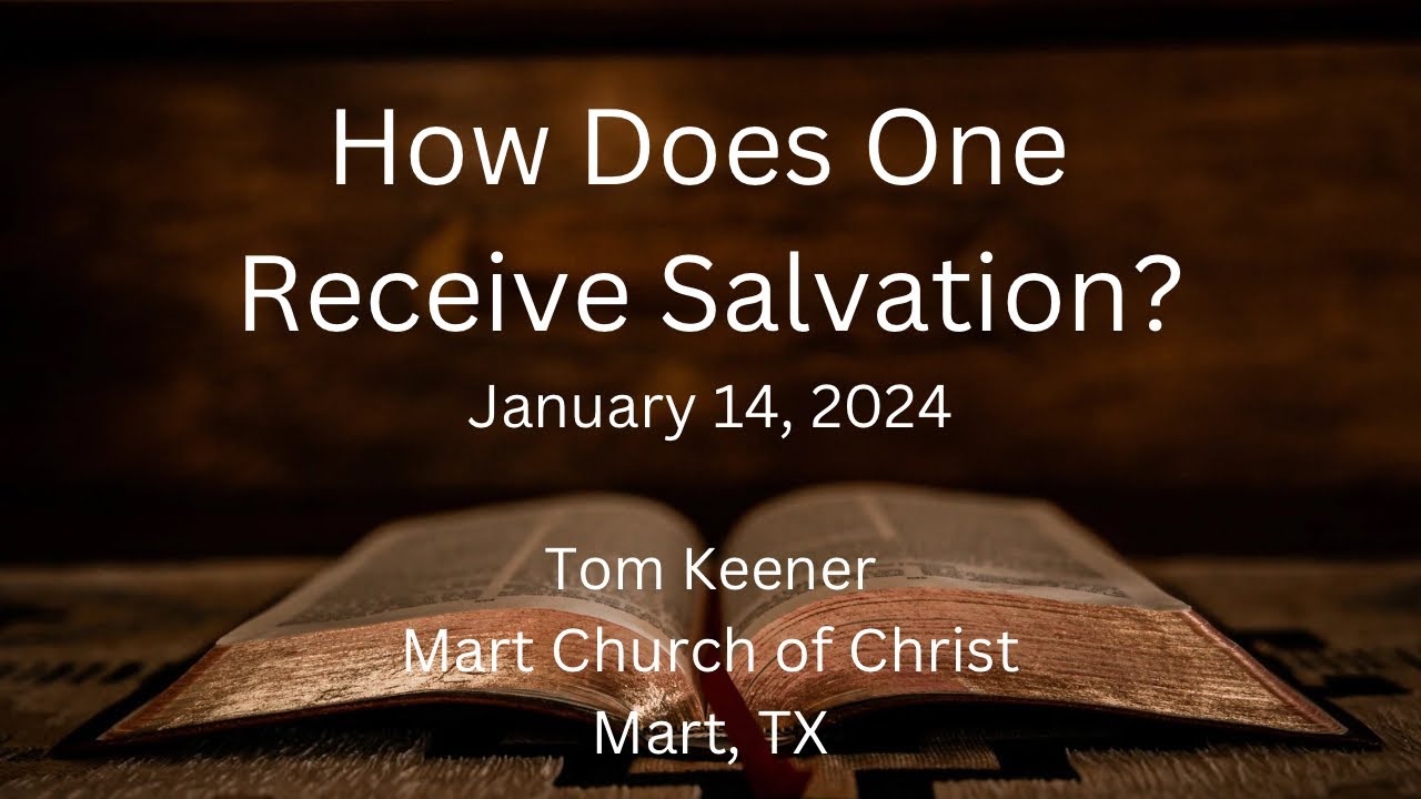 How Does One Receive Salvation? - YouTube