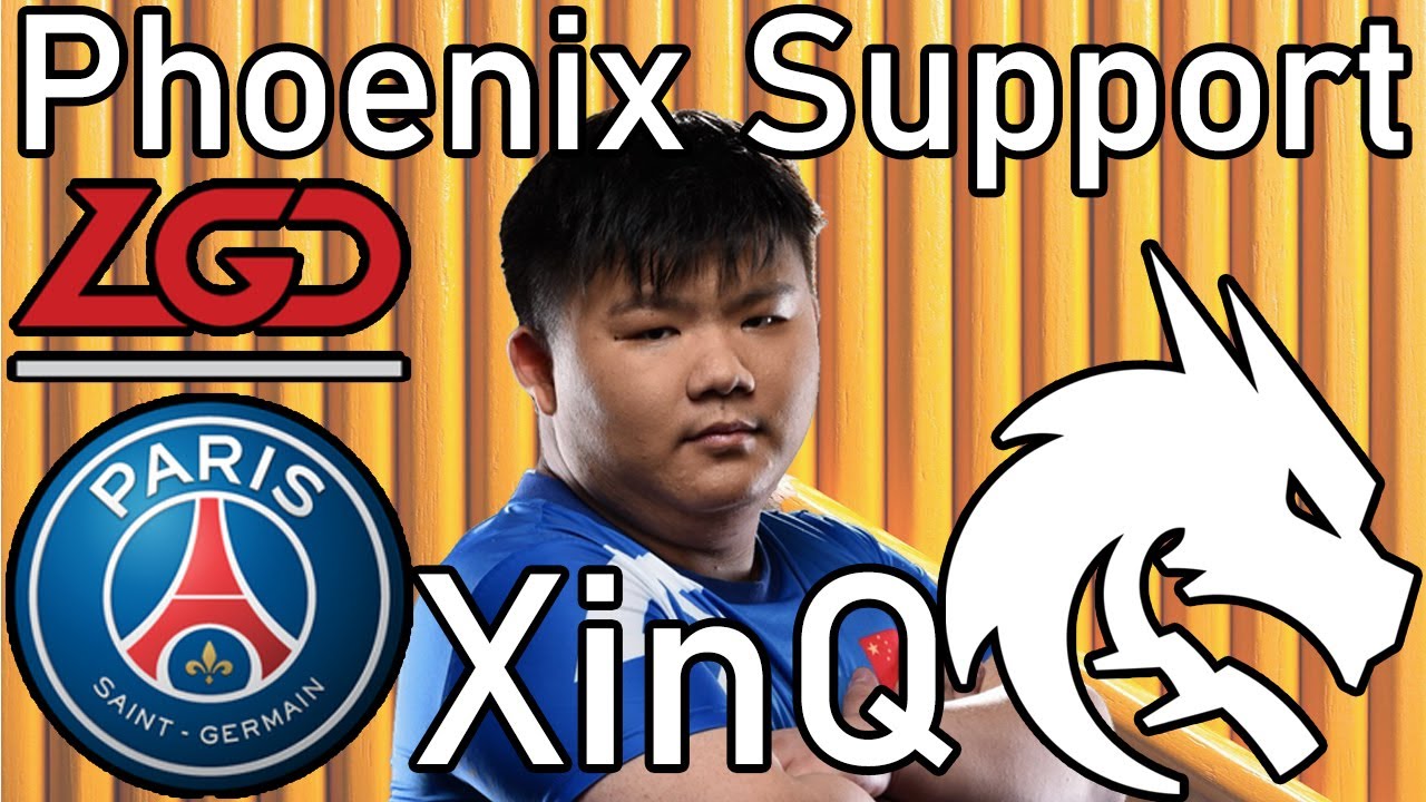 PSG.LGD XinQ - Phoenix Pos 4 - Arlington Major - Dota 2 Pro Support - YouTube