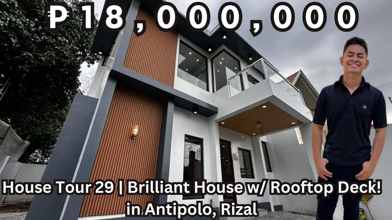House Tour 29 | Brilliant House w/ Rooftop Deck! in Antipolo, Rizal ...