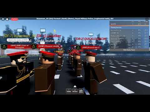 RMP Practice Inspection | Sharkuses' British Army - YouTube