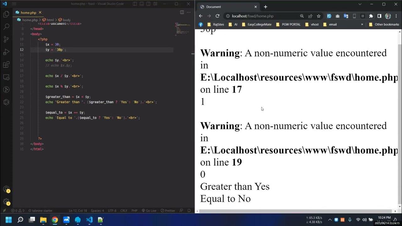 PHP Live Class | PHP Basic Tutorial | Class 08 - YouTube