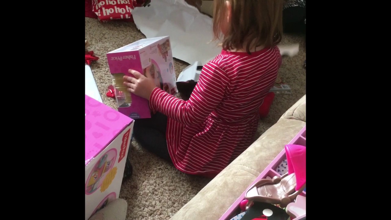 Emily opening presents - YouTube