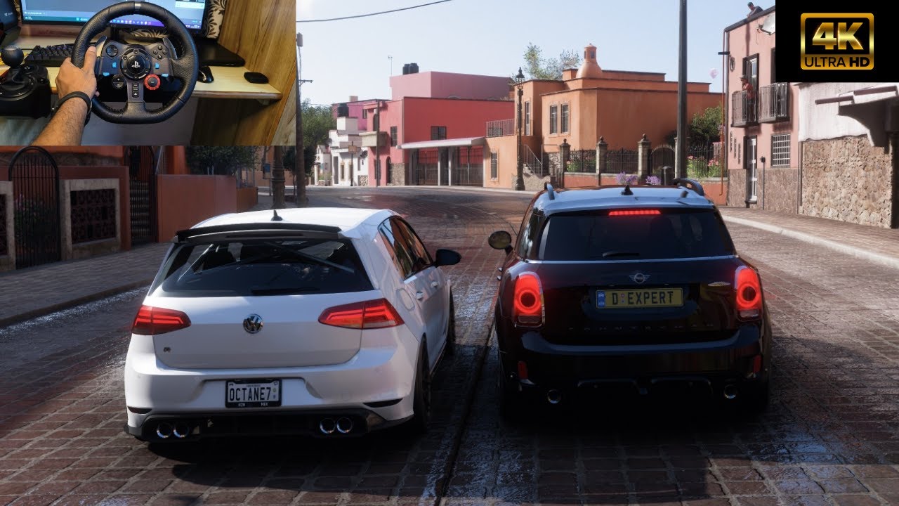 800HP VW Golf R: Overpowered Beast vs Mini Cooper Countryman || Forza ...