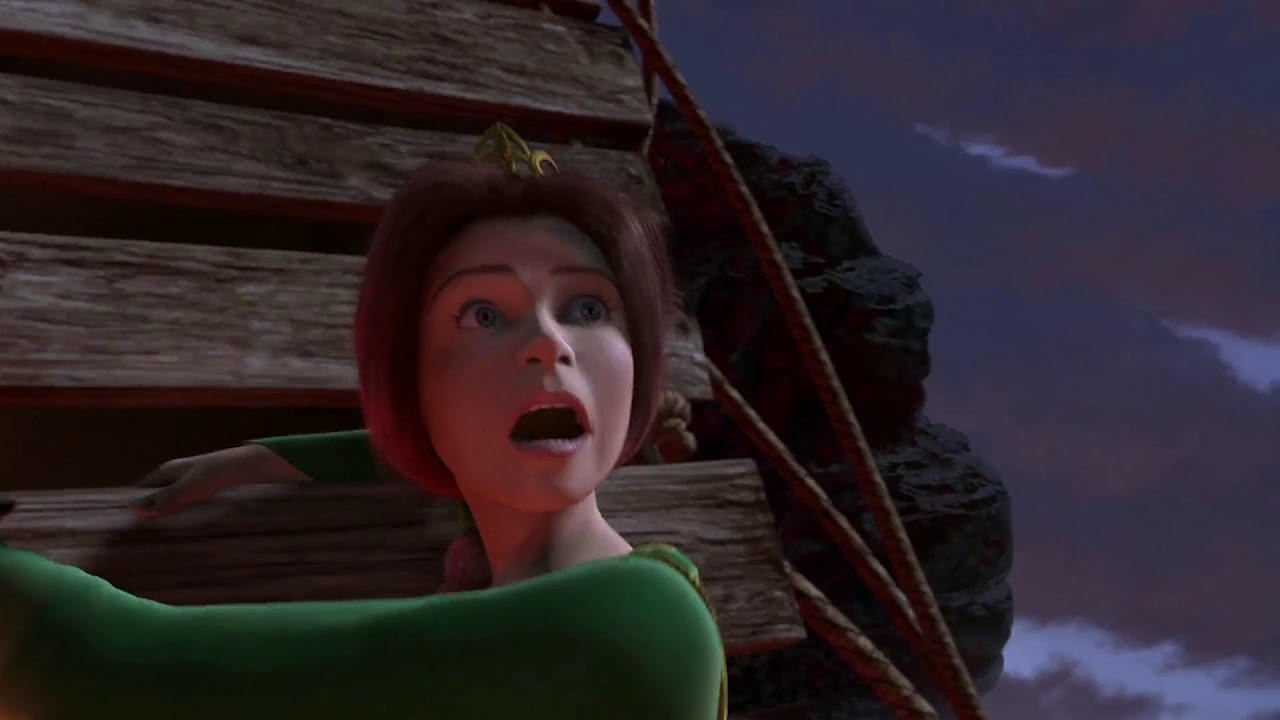 Shrek 1(2001) movie clip part 8|Shrek vs Dragon - YouTube