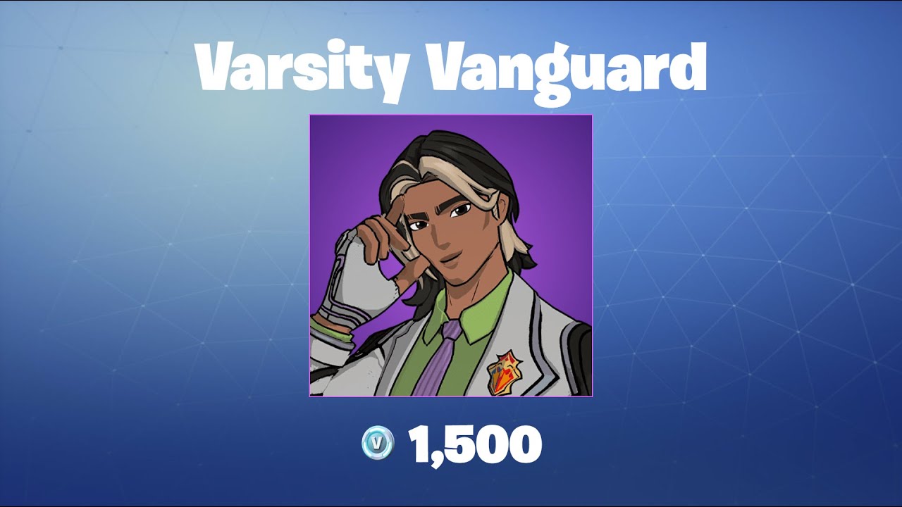Varsity Vanguard | Fortnite Outfit/Skin - YouTube